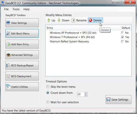 Completely Remove OS Choice Menu Windows 7 Forums