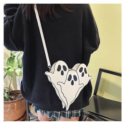 Halloween Cartoon Ghost Triangle Bag Retro Stage