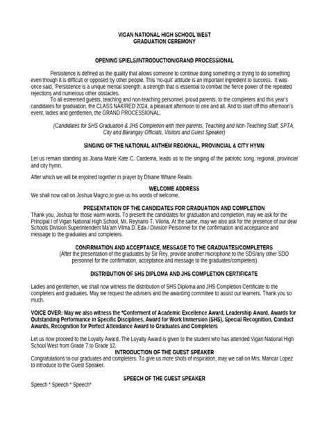 Vigan National High School West Program Script Pdf Vigan National High School West Program Script Pdf