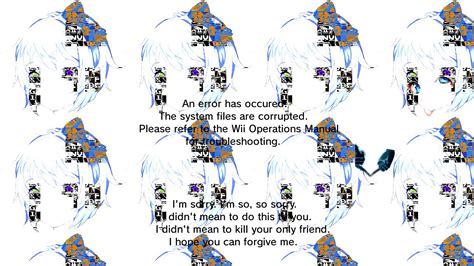 Wii System Error R DDLC