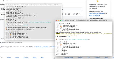 搭建vue electron环境多次尝试在mac系统windows系统均卡在了安装 Issue electron electron GitHub