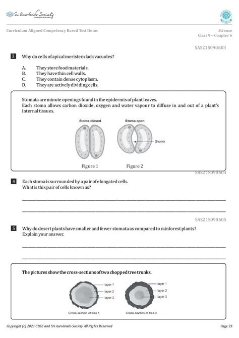 Class Science Competency Based Questions Download PDF AglaSem