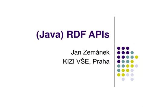 Ppt Java Rdf Apis Powerpoint Presentation Free Download Id4284421