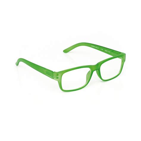 Utr0004 Green Rectangular Reading Glasses Utilissimi