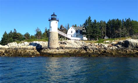 The Lighthouse At Isle Au Haut Acadia National Park Maine Acadia