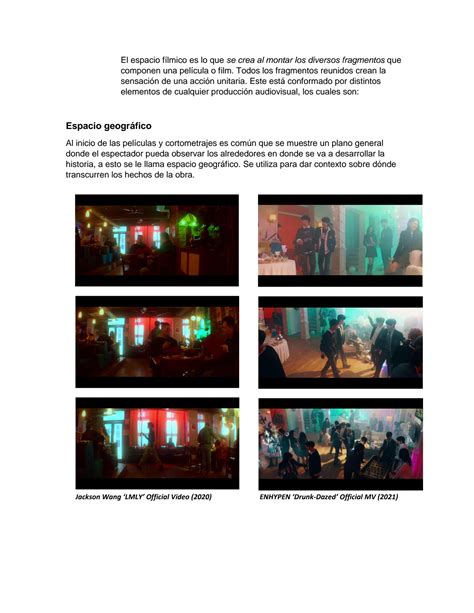 Solution Elementos Del Espacio Filmico Nohelia Gamarra Secci N Studypool