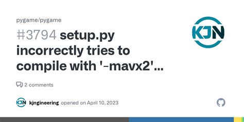 setup py incorrectly tries to compile with mavx2 flag · issue 3794