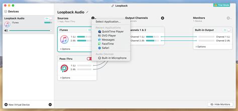 Rogue Amoeba The Loopback Screenshot Gallery