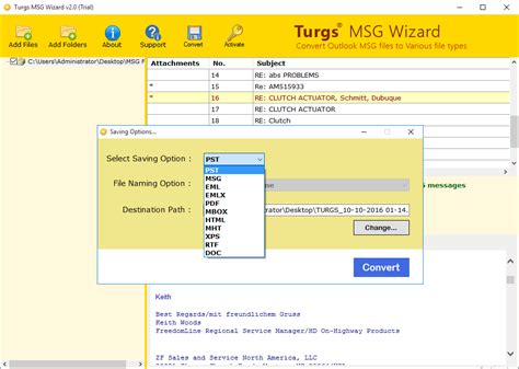 Msg 转换器 出口 Outlook Msg 文件 至 Pdf Eml Pst 多 格式 Msg 转换器 出口 Outlook Msg 文件 至 Pdf Eml Pst 多 格式
