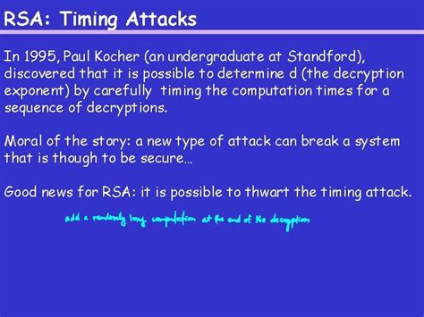 Rsa More About Attacks Need To Take Care