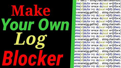 How To Make Your Own Log Blocker For Gg Lua Script Protection From Copy Paster Youtube