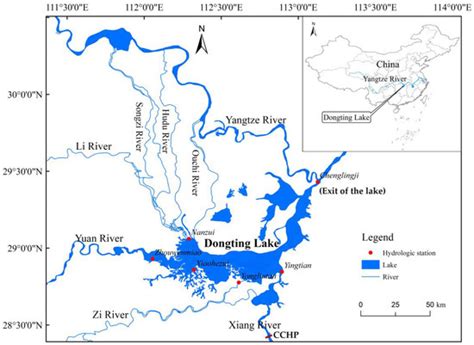 Water Free Full Text Estimating Real Time Water Area Of Dongting Lake Using Water Level