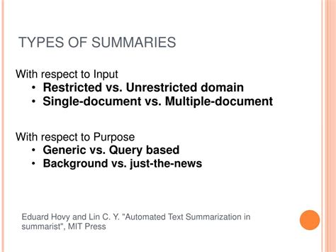 Ppt Automatic Text Summarization Powerpoint Presentation Free Download Id 2489985