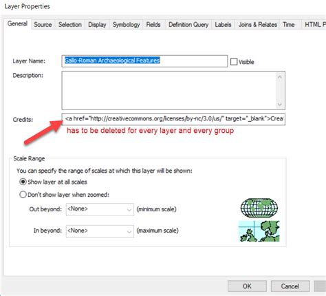 Automating Removal Of Credits Citations Assigned To Layer Using Arcpy