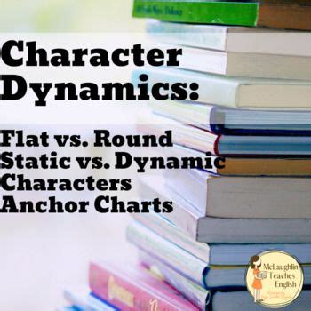 Character Dynamics Anchor Charts Flat Vs Round Static Vs Dynamic En