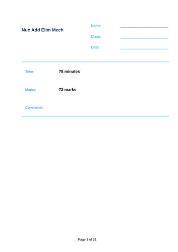 Nucleophilic Addition Elimination Lesson For A Level Chemistry