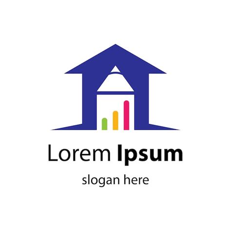 서점 로고 이미지 프리미엄 벡터