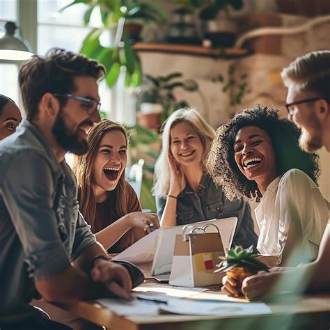 Explore The Dynamic Interactions Between Coworkers Premium Ai