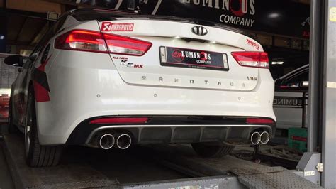 K5 커스텀 듀얼가변 작업 후 중통 배기 튜닝 작업 루미노스 Youtube