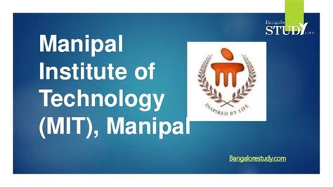 Manipal Institute Of Technology Pptx