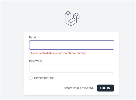 Authentication Wrong On Login And Restet Pasword On LARAVEL 9 Stack