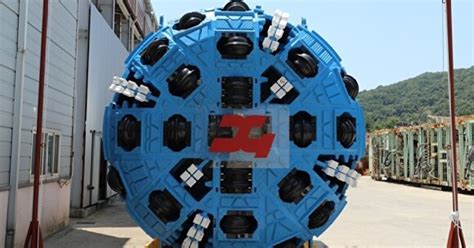 동아지질 터널 굴착용 기계 Tbm 자체 기술 제작 성공