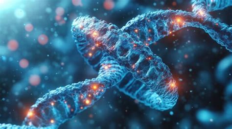 Dna Double Helix A Microscopic Journey Premium Ai Generated Image