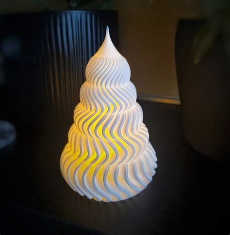 Christmas Tree V3 Wave Tree Tealight Compatible By Horakcnc Makerworld