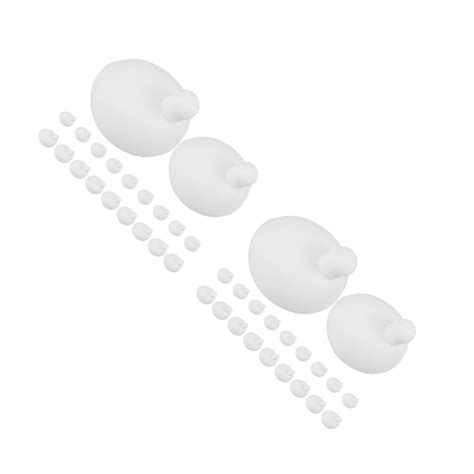 Masteelf 40 Pcs Silicone Bubbles For Diy Doll Accessories Diy Squeeze Toy Bubble Inserts Squeeze