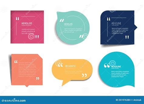Quote Frames With Brackets Text Messages Liquid Bubbles Black