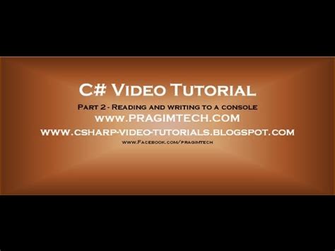 বলয Sql server Net এব c টউটরযল পরট C টউটরযল Reading and writing to a