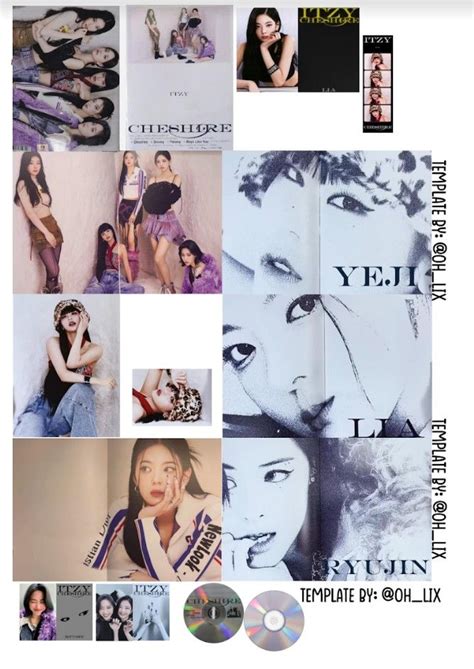 Itzy Album Мини альбом Альбом Шаблоны