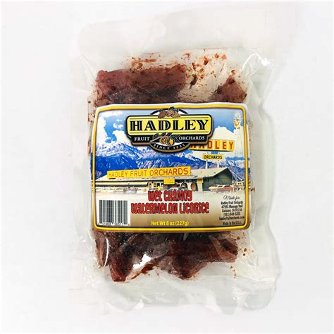 Wet Chamoy Watermelon Licorice 8oz Hadley Fruit Orchards