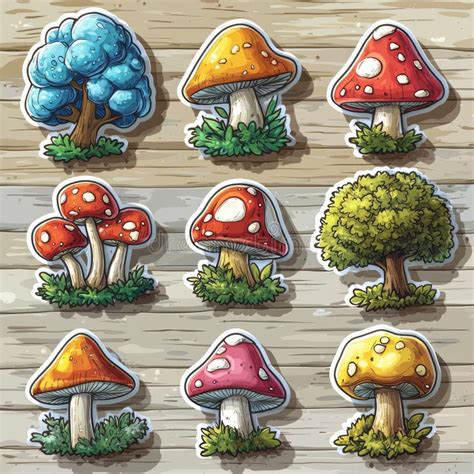 The Design Includes Wooden Buttons A Cartoon Style Game Interface