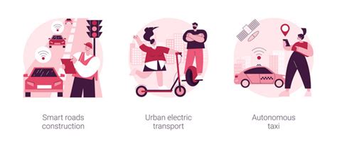 Iot City Solutions Abstract Concept Royalty Free Vector