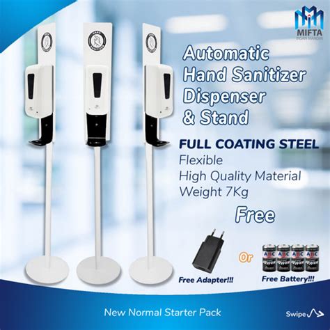 Jual AUTOMATIC HAND SANITIZER DISPENSER STAND DISPENSER HANDSANITIZER Drip Free Cable