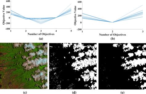 segmentation of cloud over vegetation a parallel coordinates of
