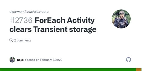 Foreach Activity Clears Transient Storage · Issue 2736 · Elsa