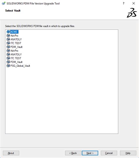 Using The Solidworks Pdm File Version Upgrade Tool
