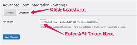 livestorm advanced form integration