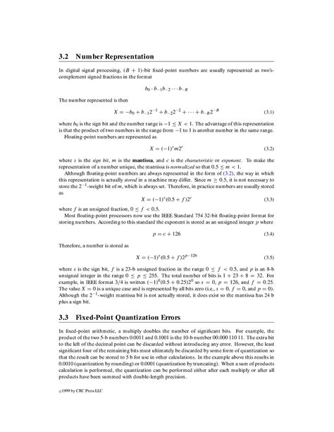 03 Introduction To Number Representation 3 N Um Ber Representation In Digital Signal