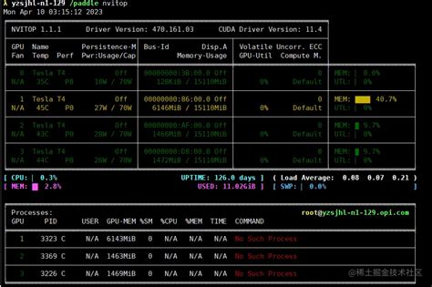 Linux中实现gpu性能实时监测工具：nvitop使用场景是目前测试的项目需要测试gpu占用峰值大小，但是不停的用nv 掘金