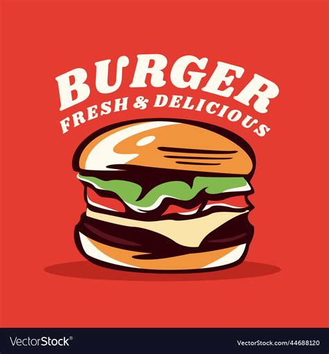 Burger Royalty Free Vector Image Vectorstock