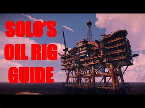 How To Solo Oil Rig Rust YouTube