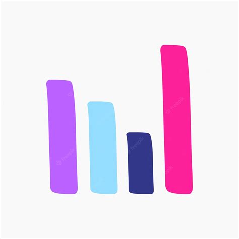 Premium Vector Bright And Colorful Column Chart Illustration