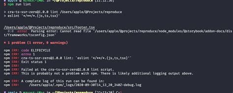 Storybookaddon Essentials Breaks Eslint And Typescriptparsing Error
