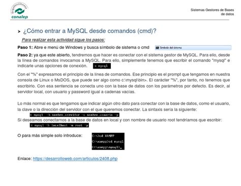 Comando Mysql Pdf