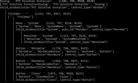 Python Pywinauto Print Control Identifiers Does Not Show Required