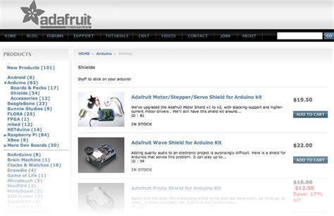 Overview Adafruit Shield Compatibility Guide Adafruit Learning System