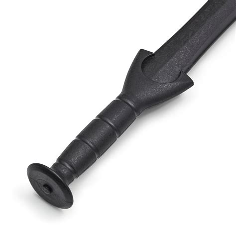 Black Polypropylene Full Contact Leaf Short Sword Combat Essentials